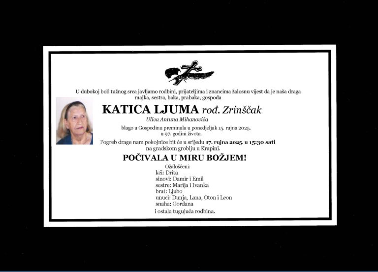 Osmrtnice - Krakom d.o.o.